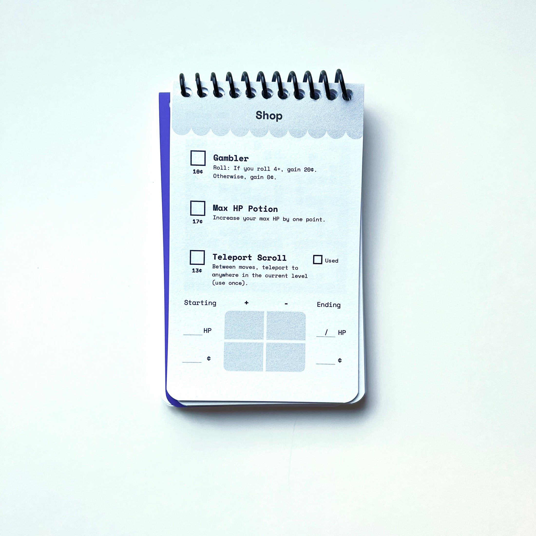 Paper Apps™ DUNGEON (Physical Notebook) – Gladden Design