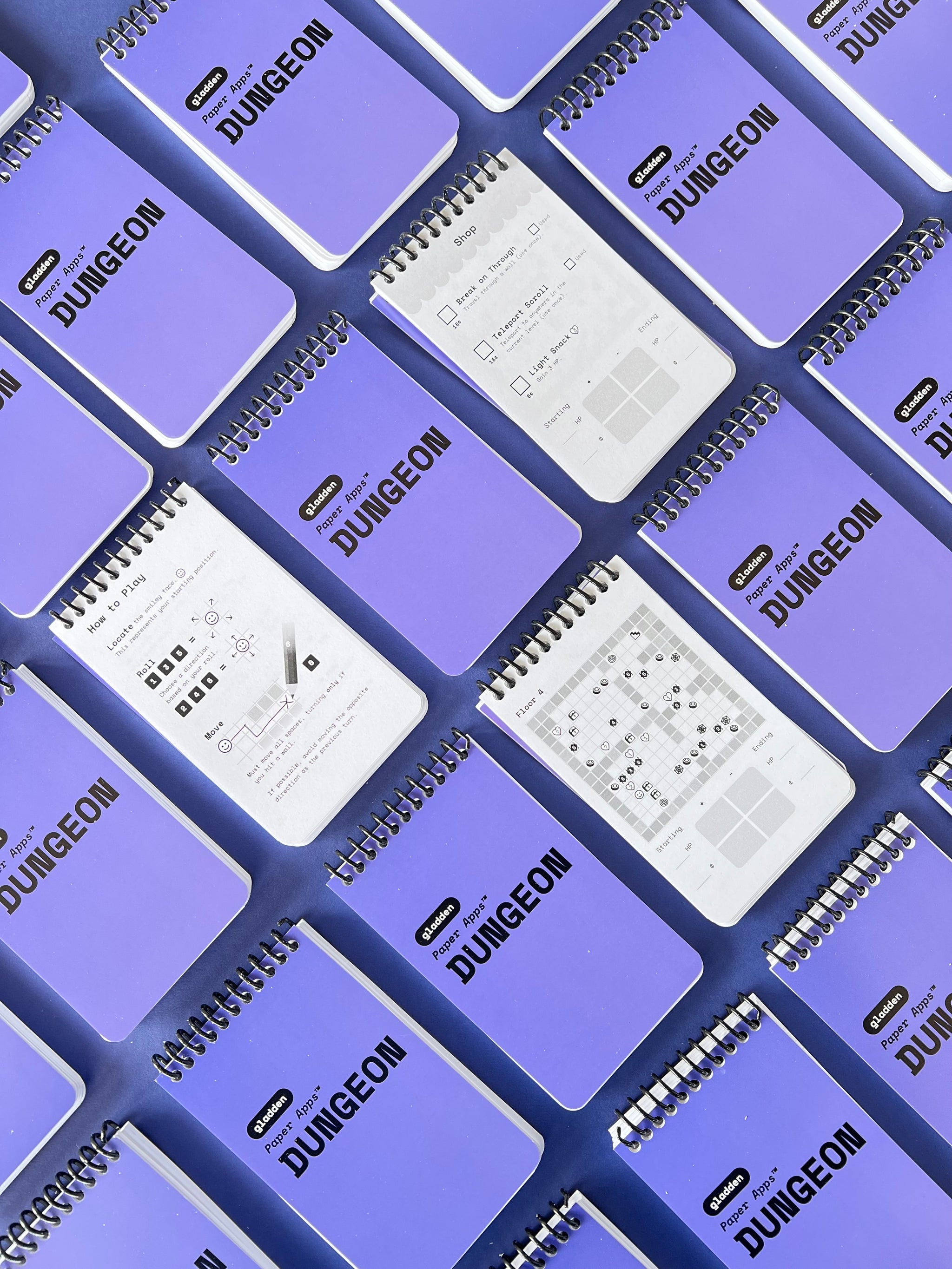 Paper Apps™ DUNGEON (Physical Notebook) – Gladden Design