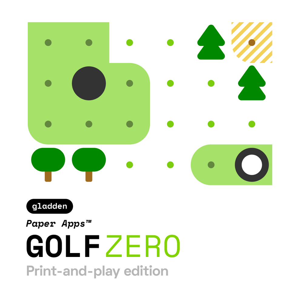 Paper Apps™ GOLF ZERO (PDF Version) – Gladden Design