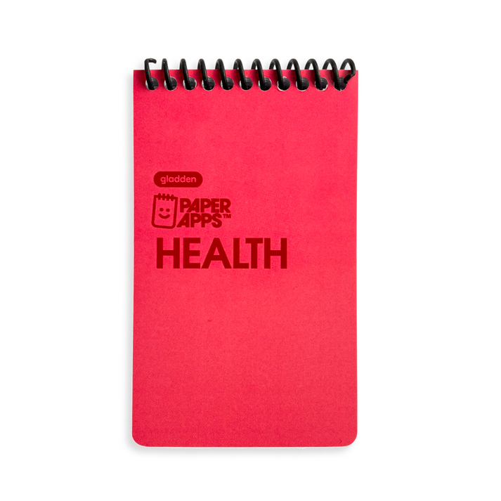 Paper Apps™ HEALTH Notebook – Gladden Design