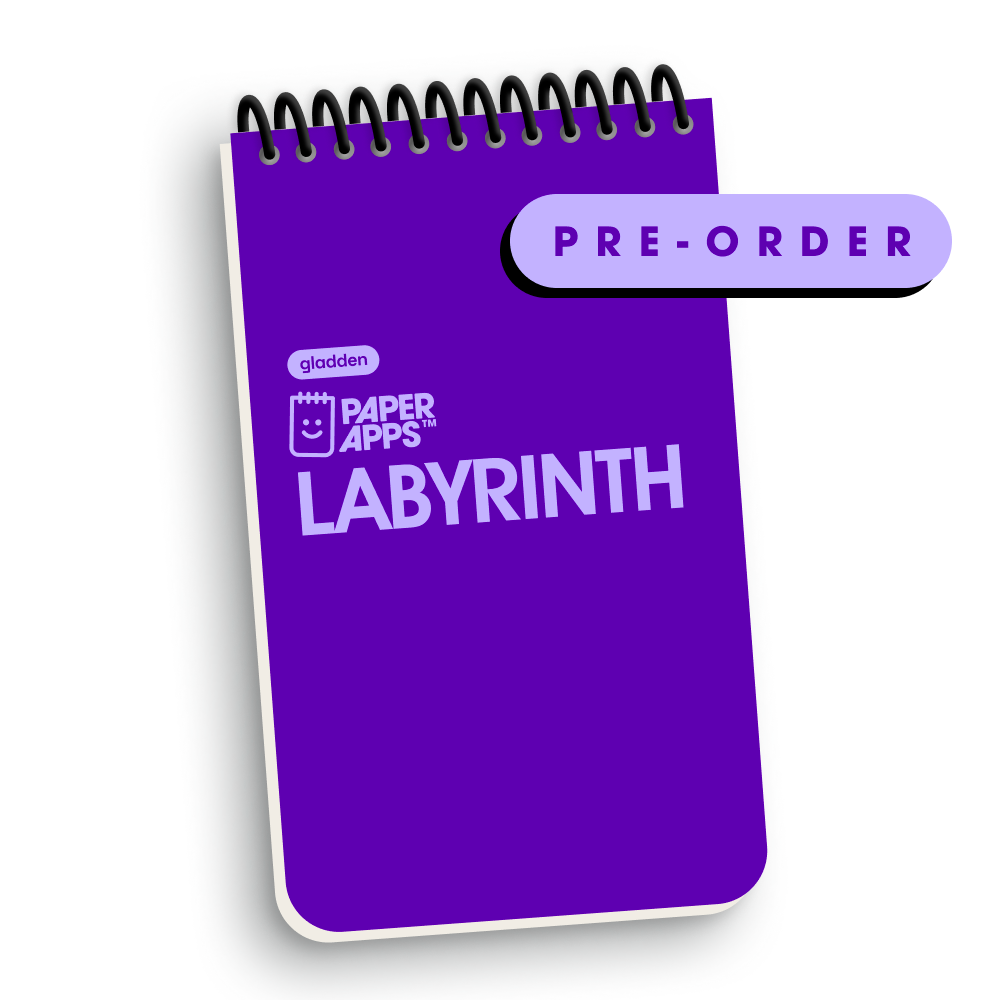 Paper Apps™ LABYRINTH (Pre-order) – Gladden Design Paper Apps™ LABYRINTH (Pre-order) – Gladden Design